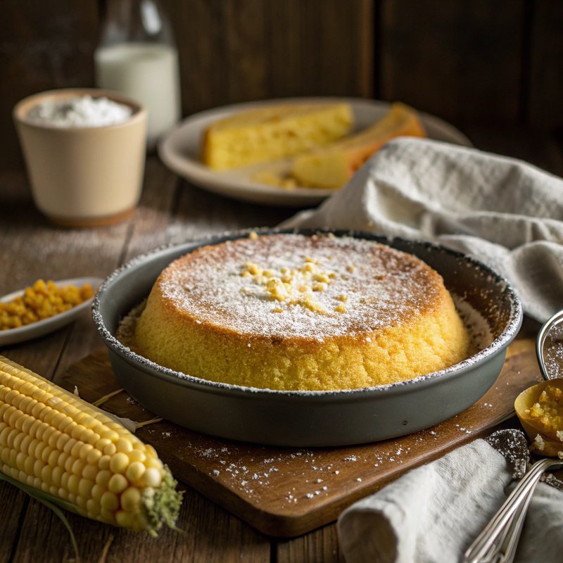 Pastel de Elote (Mexican Corn Cake) - Teresa's Recipes
