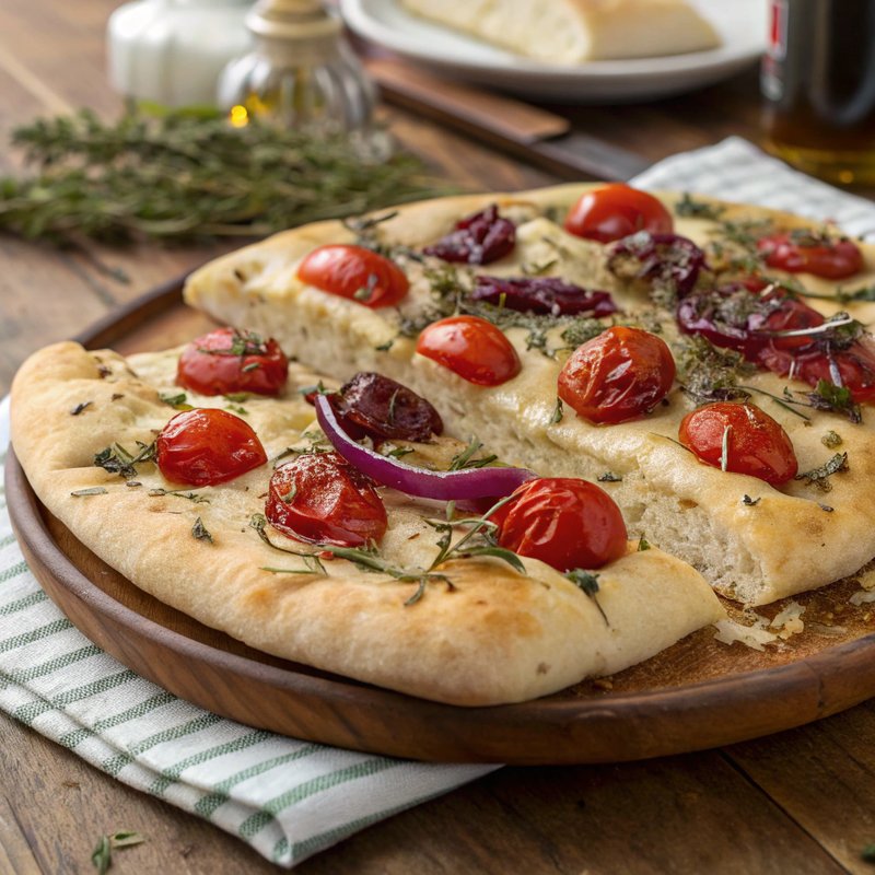 Focaccia Alla Messinese - Teresa's Recipes
