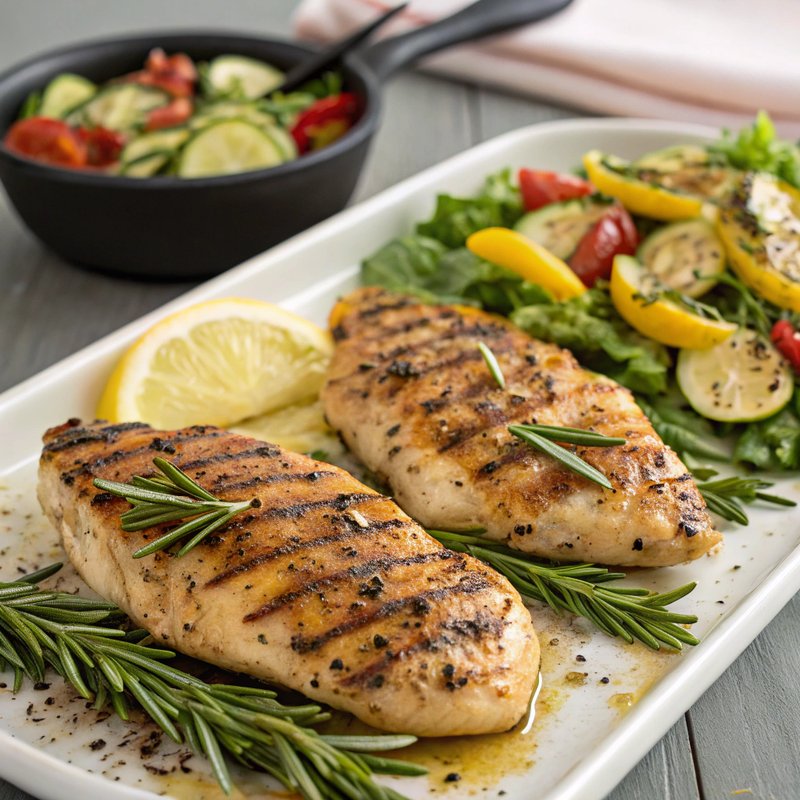Rosemary and Lemon Marinated Grilled Chicken - Teresa's Recipes