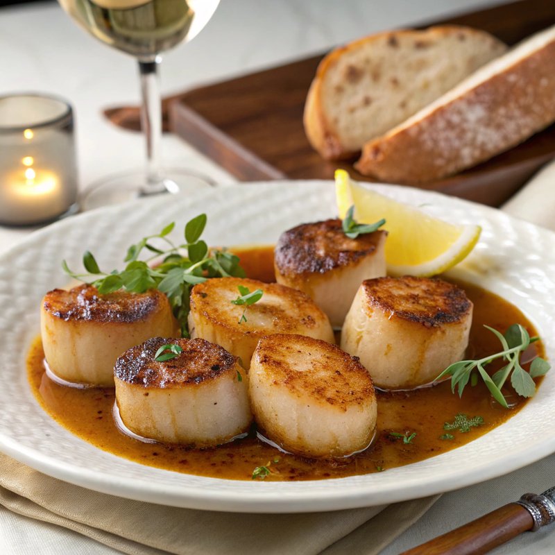 Caramelized Scallops - Teresa's Recipes