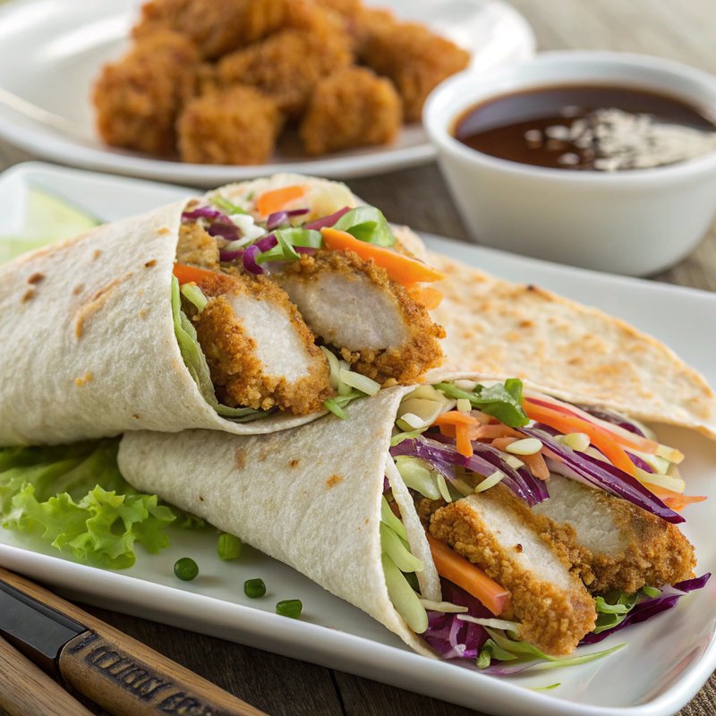 Japanese Tonkatsu Wraps - Teresa's Recipes