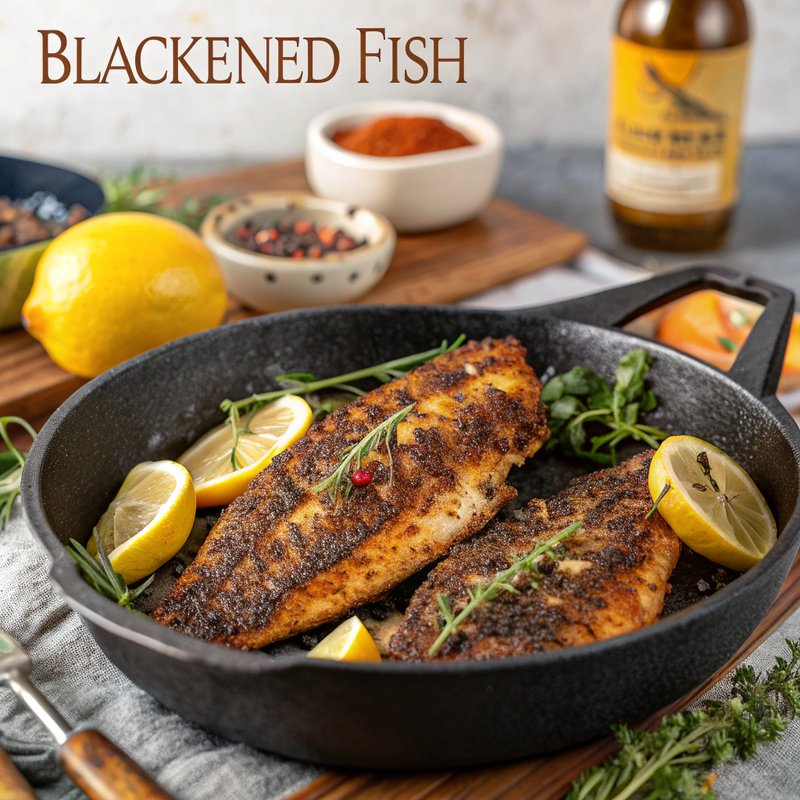 Blackened Fish - Teresa's Recipes