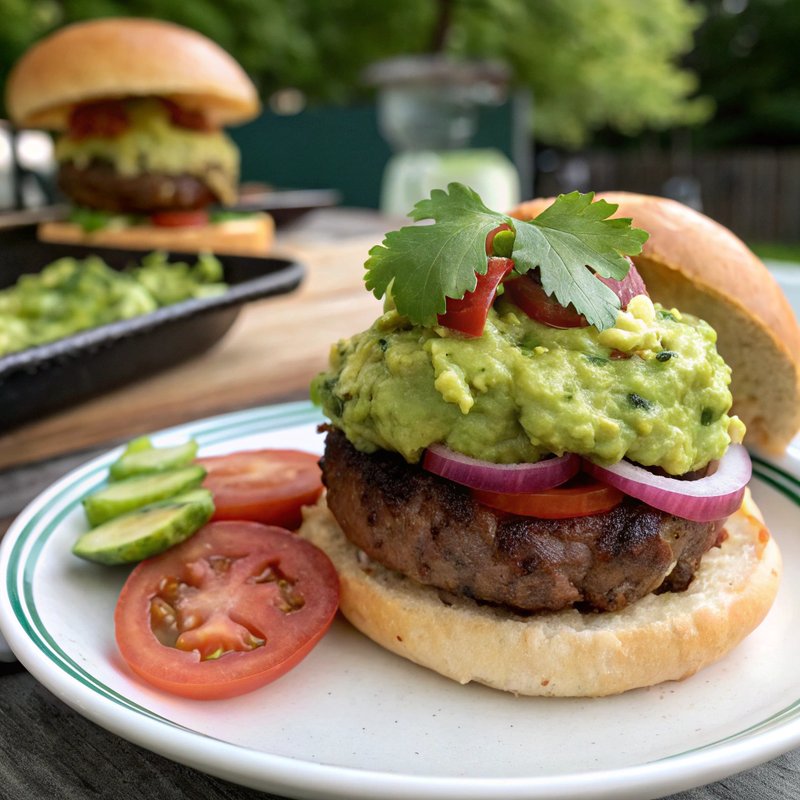 Guacamole Burger - Teresa's Recipes