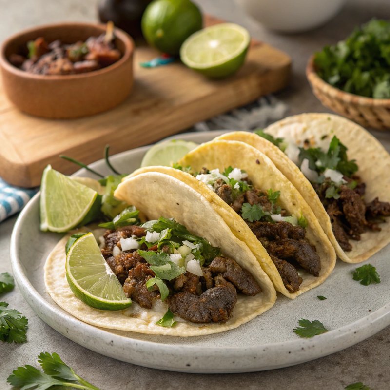 Authentic Street Style Beef Tacos - Teresa's Recipes
