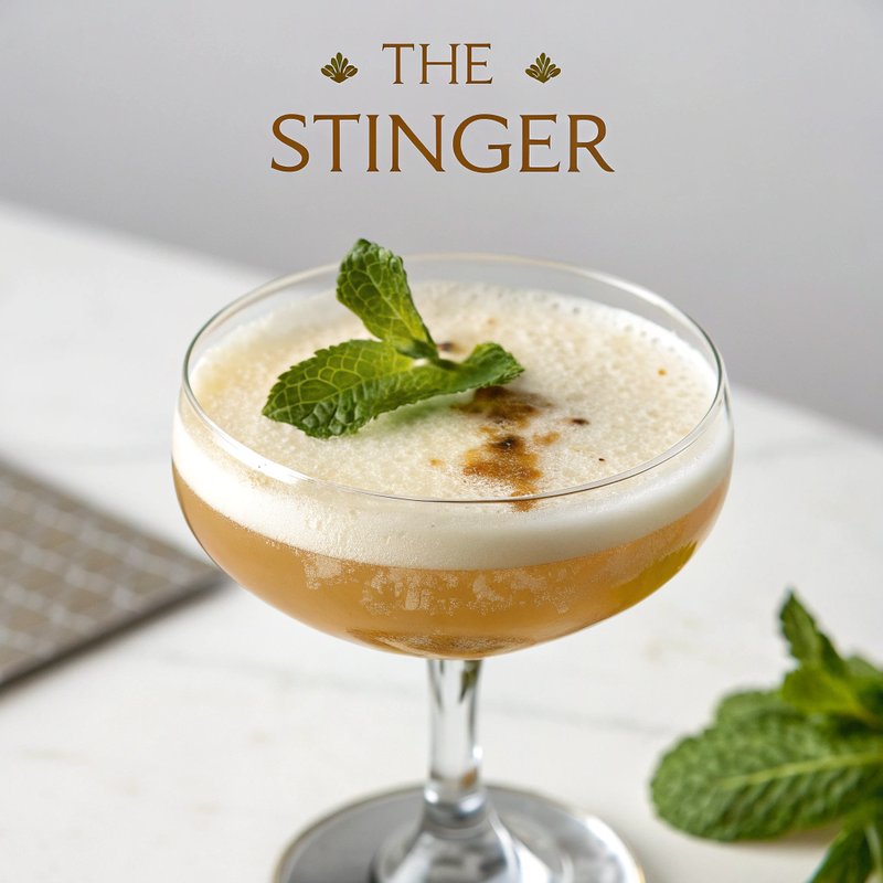 The Stinger Cocktail - Teresa's Recipes