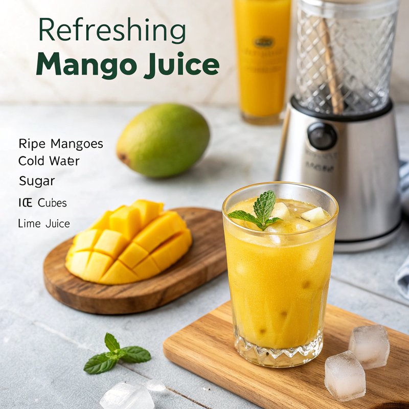 Refreshing Mango Juice - Teresa's Recipes