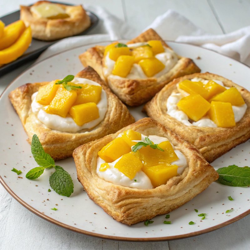 Mango and Cream Cheese Danish - Teresa's Recipes